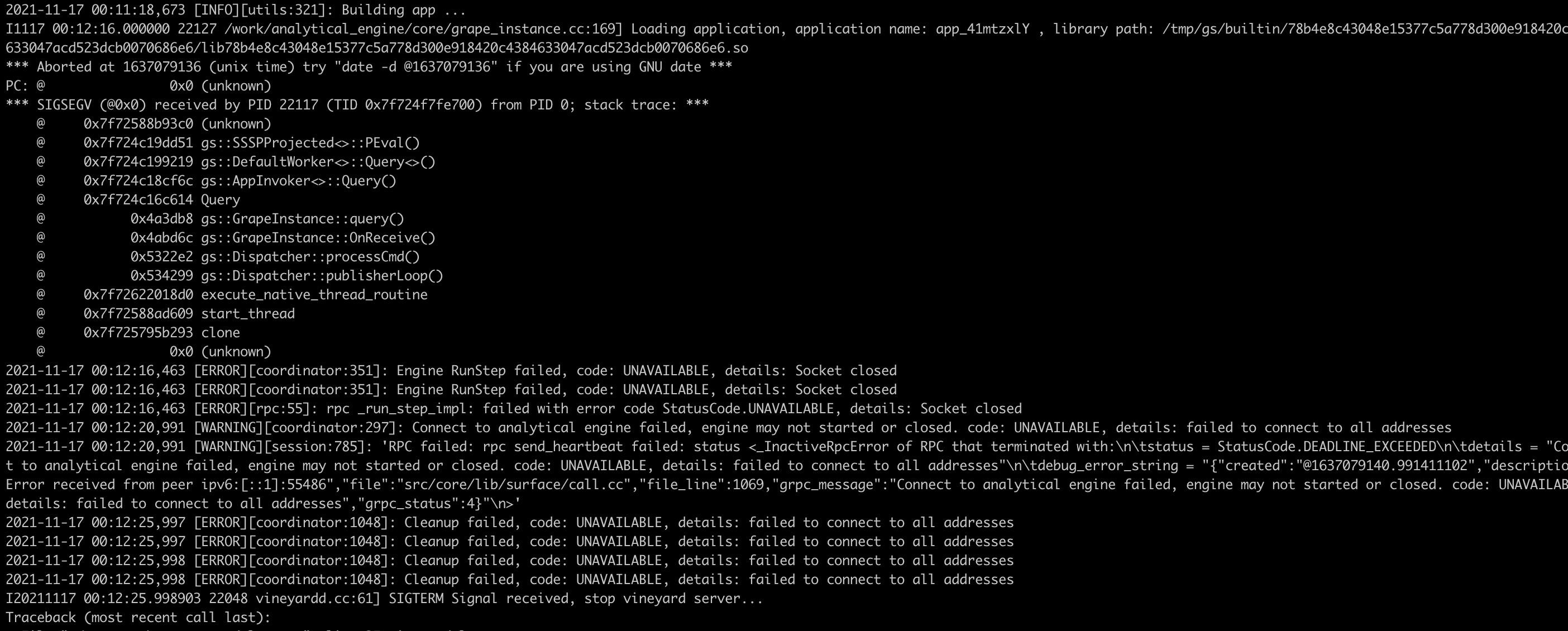 [BUG] Some built-in apps run failed with standalone wheel package (num_workers=1) · Issue #1011 ...
