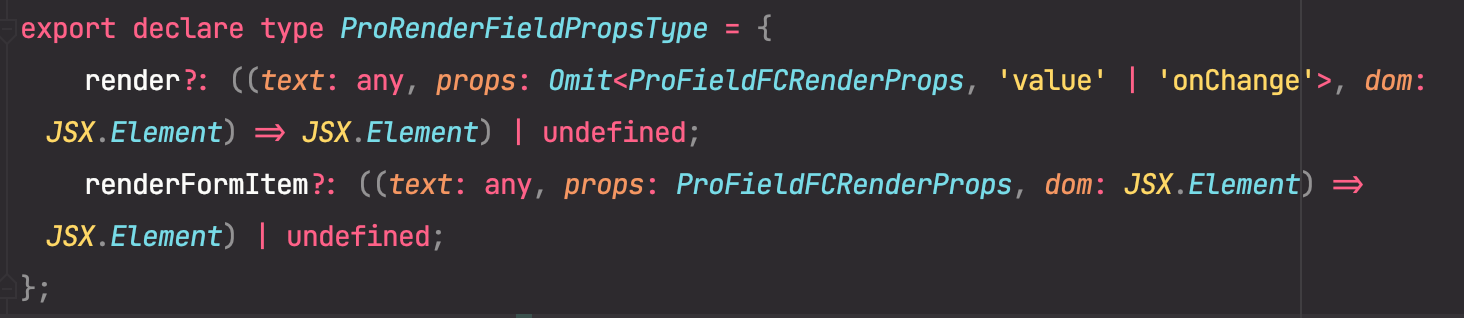 🐛[BUG] pro-provider, pro-utils, 与官方文档中的类型定义不一致 · Issue #3071 · ant-design/pro-components · GitHub