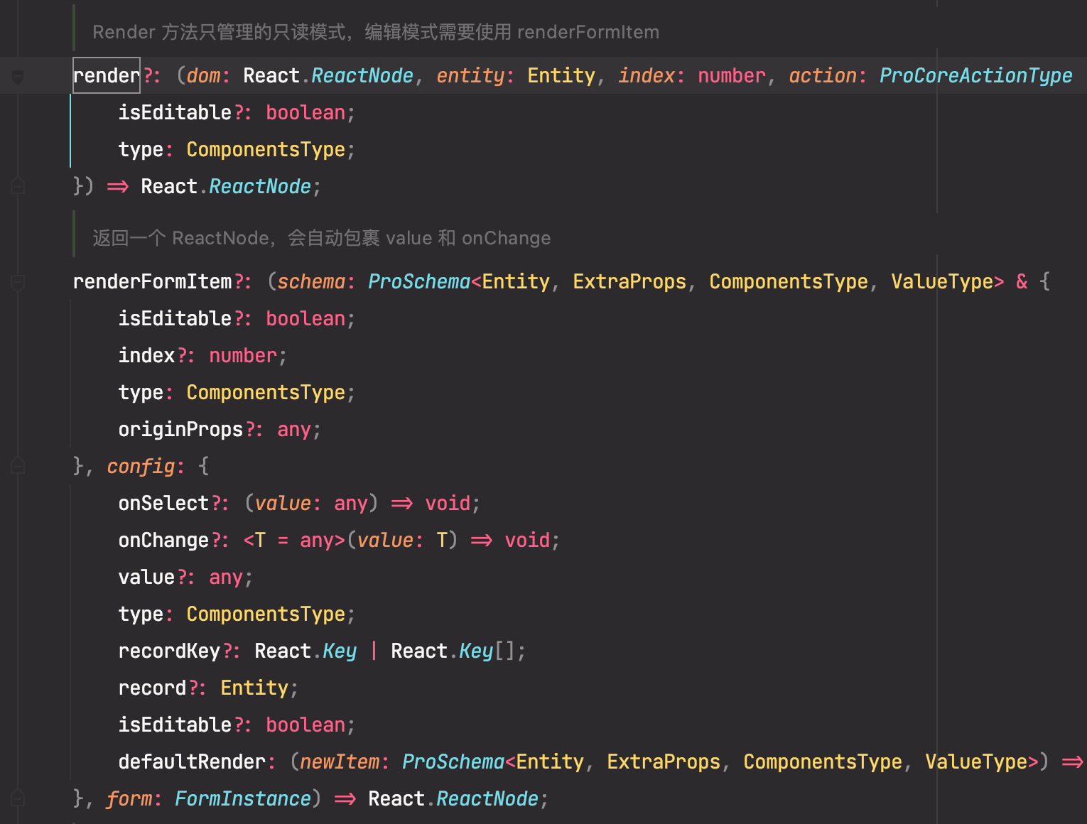 🐛[BUG] pro-provider, pro-utils, 与官方文档中的类型定义不一致 · Issue #3071 · ant-design/pro-components · GitHub