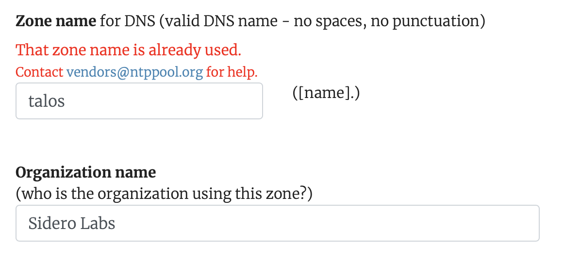 Stop using pool.ntp.org by default · Issue #7892 · siderolabs/talos · GitHub