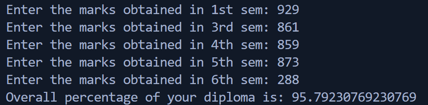 GitHub - DilipAtchuthKumar/Diploma-Percentage-Calculator