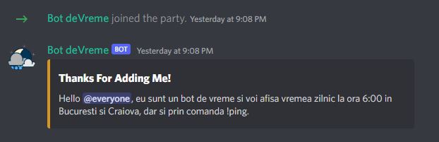GitHub - PetruMariuta/Weather-bot: Discord weather bot