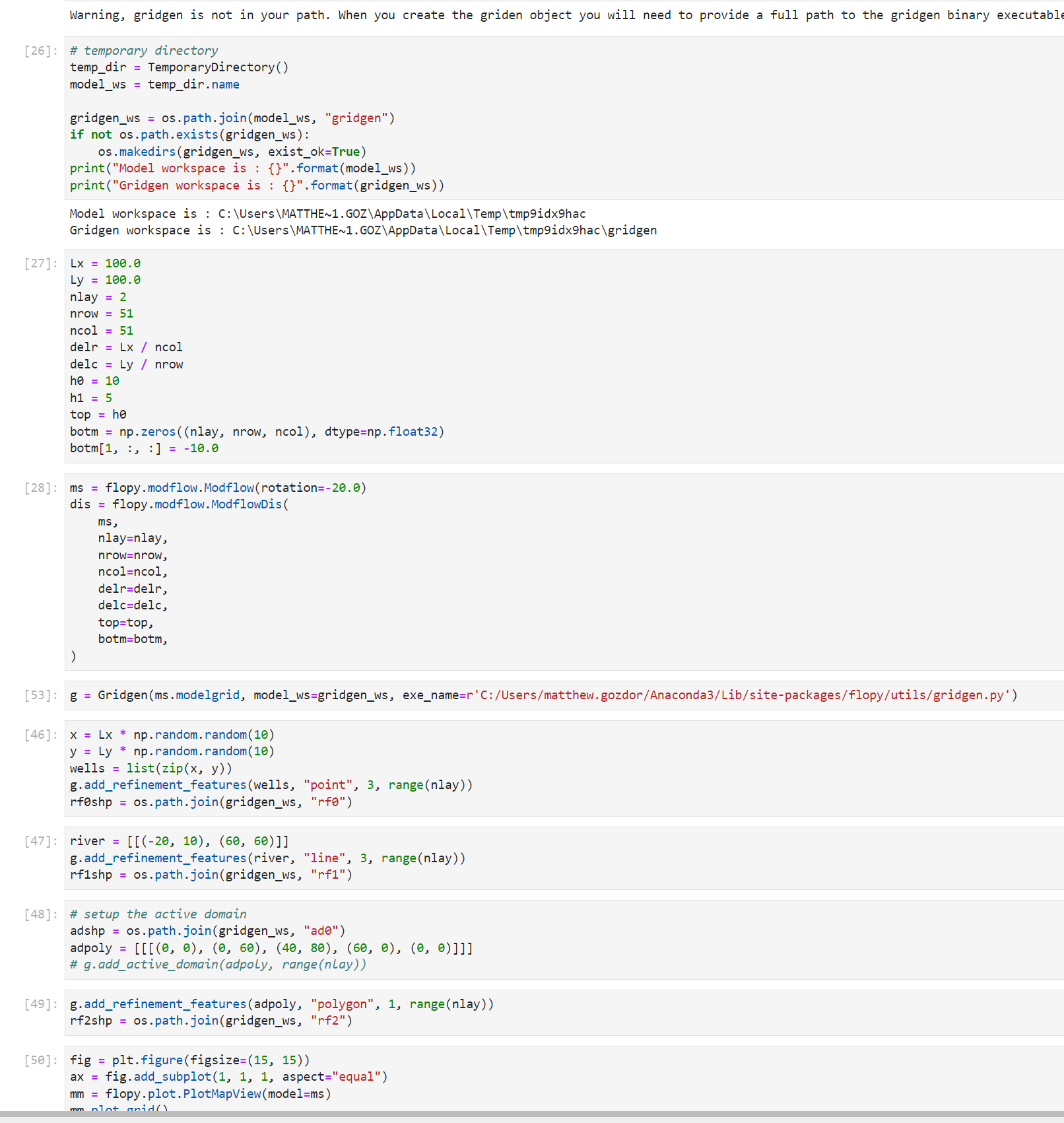 Bug · Issue 1669 · Modflowpy Flopy · Github