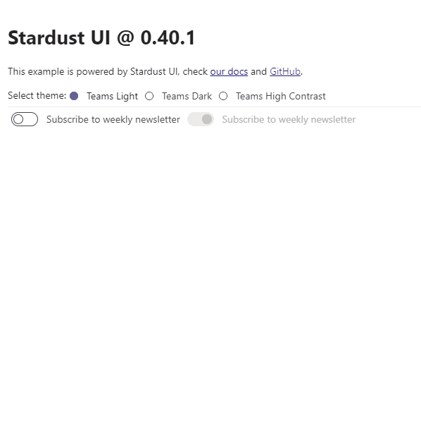 Toggle (checkbox): Clicking on the toggle repeatedly causes the toggle ...