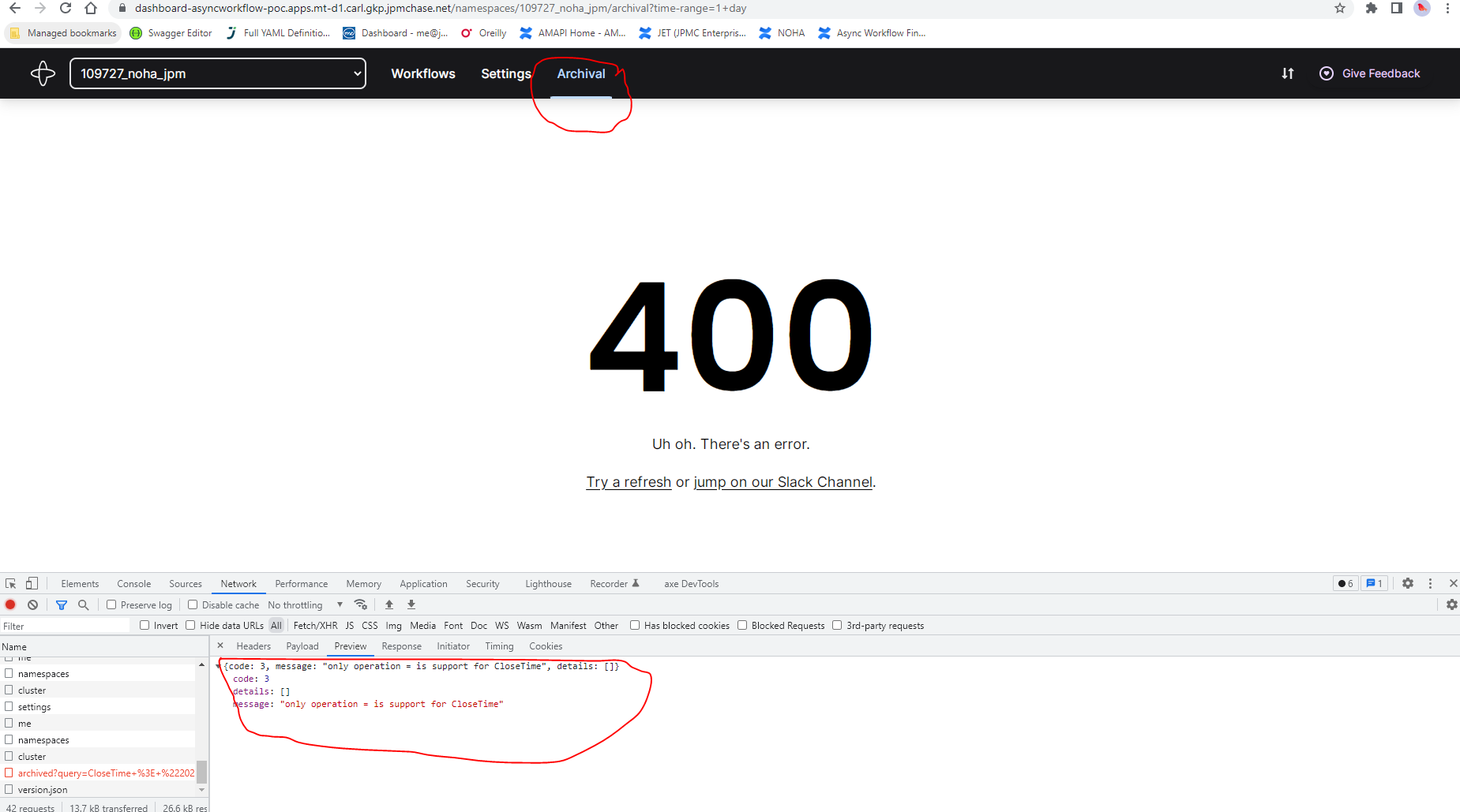 Archival throws error with S3 driver · Issue #572 · temporalio/ui · GitHub