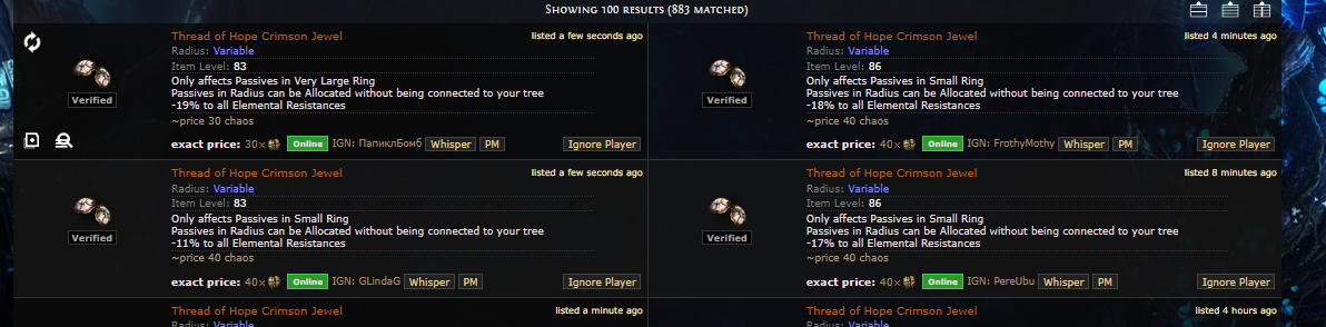 Thread of Hope Crimson Jewel · Issue #1985 · Openarl/PathOfBuilding · GitHub