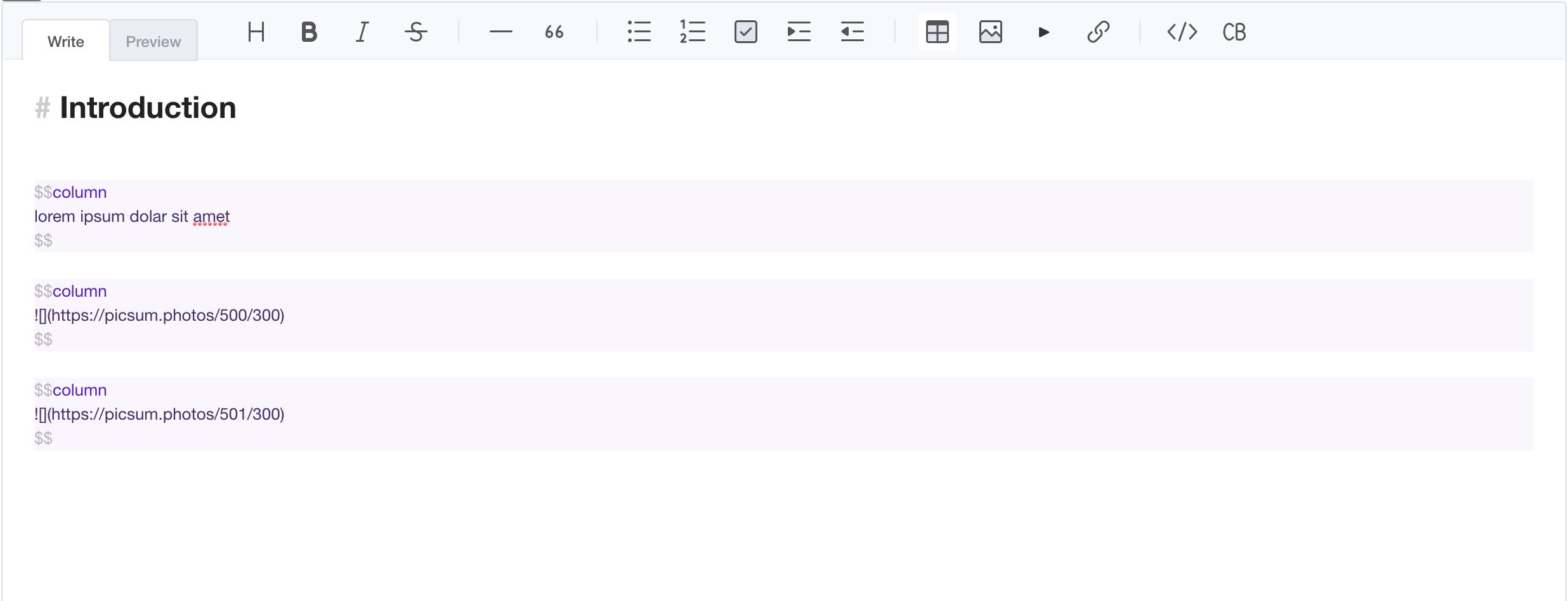Nested Markdown · Issue #1617 · nhn/tui.editor · GitHub