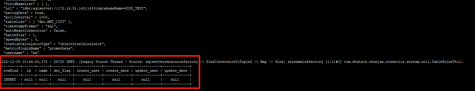[Bug] [sqlservercdcreader] mssqlcdc_stream2.json如何有转换语句就获取不了数据 · Issue #1440 · DTStack/chunjun ...