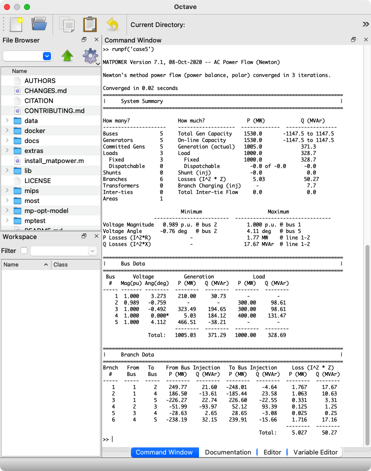MATPOWER · Issue #49 · G-PST/tools · GitHub