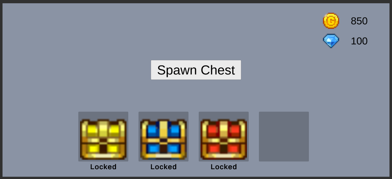 GitHub - SiddharthVarde22/ChestSystem_Mat1: Chest system like Clash Royal