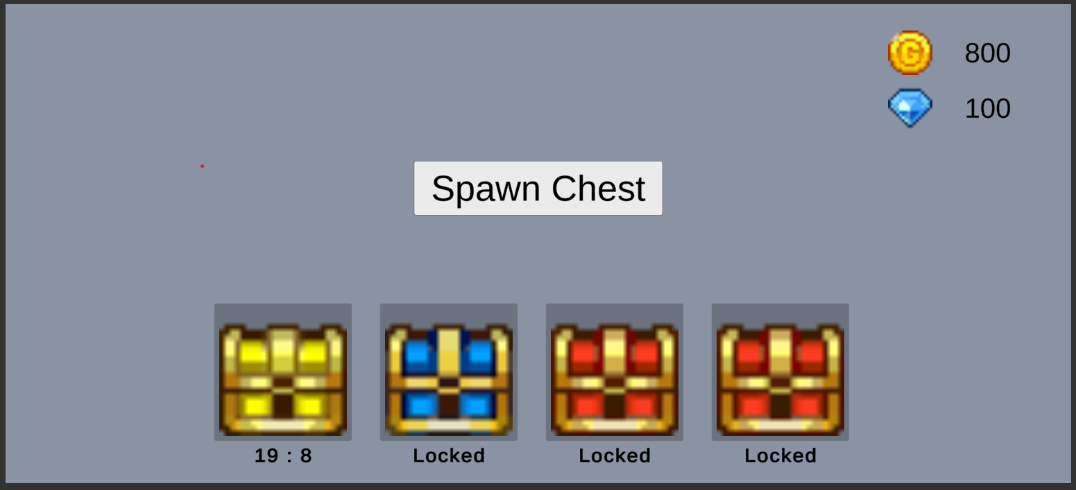 GitHub - SiddharthVarde22/ChestSystem_Mat1: Chest system like Clash Royal