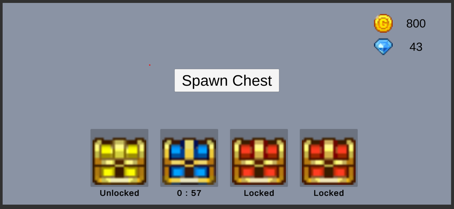 GitHub - SiddharthVarde22/ChestSystem_Mat1: Chest system like Clash Royal