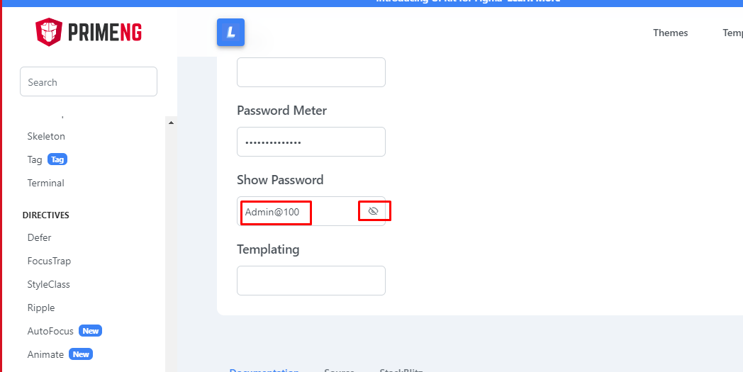 Component: Password · Issue #12240 · primefaces/primeng · GitHub