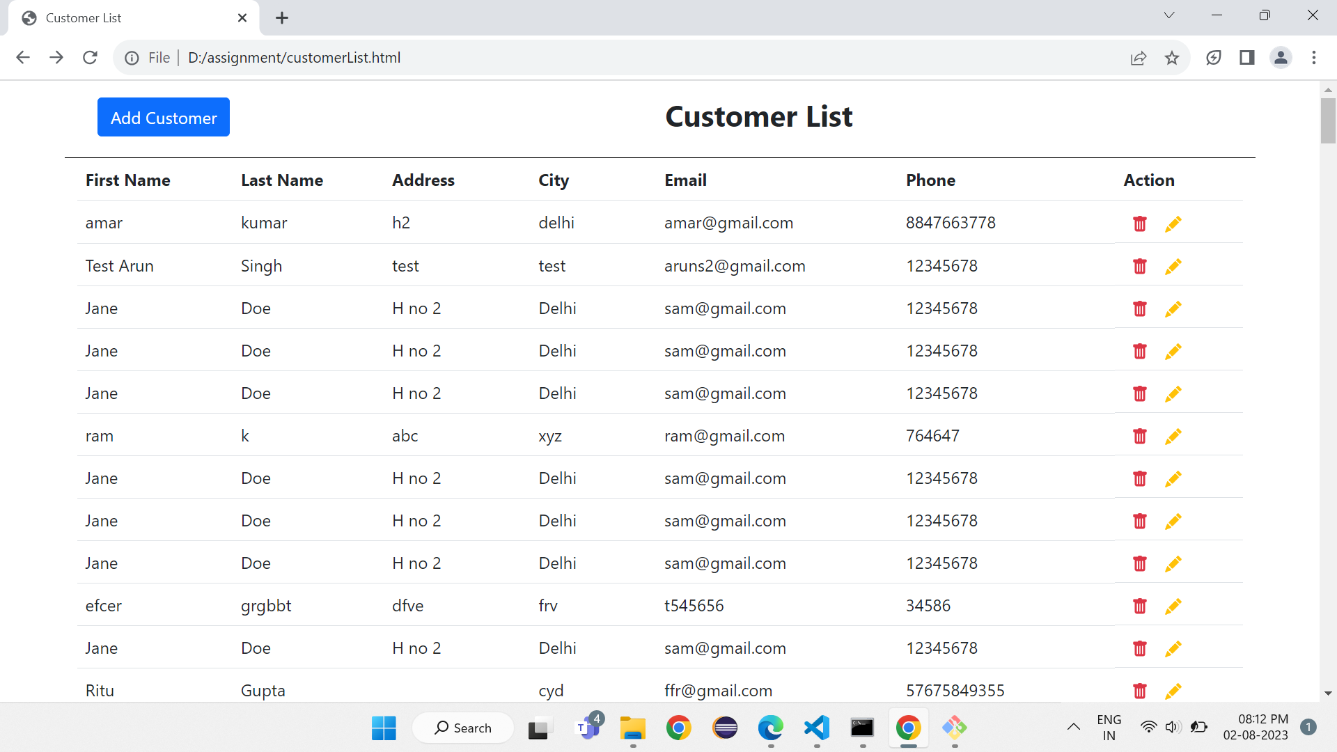 GitHub - rk0775/customer_api_assignment