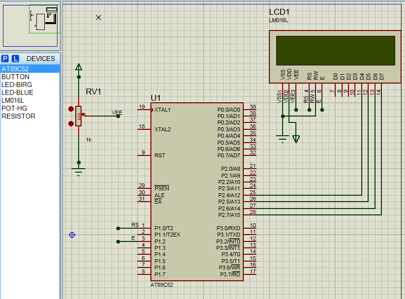 GitHub - urboob21/LCD1602: Write the firmware LCD1602 using IC 8051. Simulate on proteus.