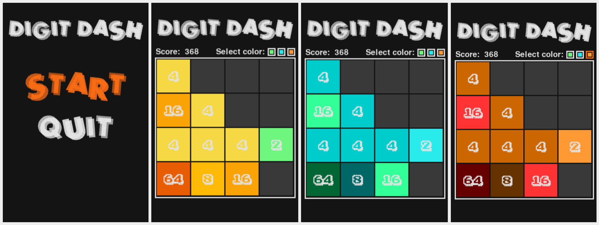 GitHub - Farid-Karimi/Digit-Dash: "Digit Dash" is a puzzle game similar ...