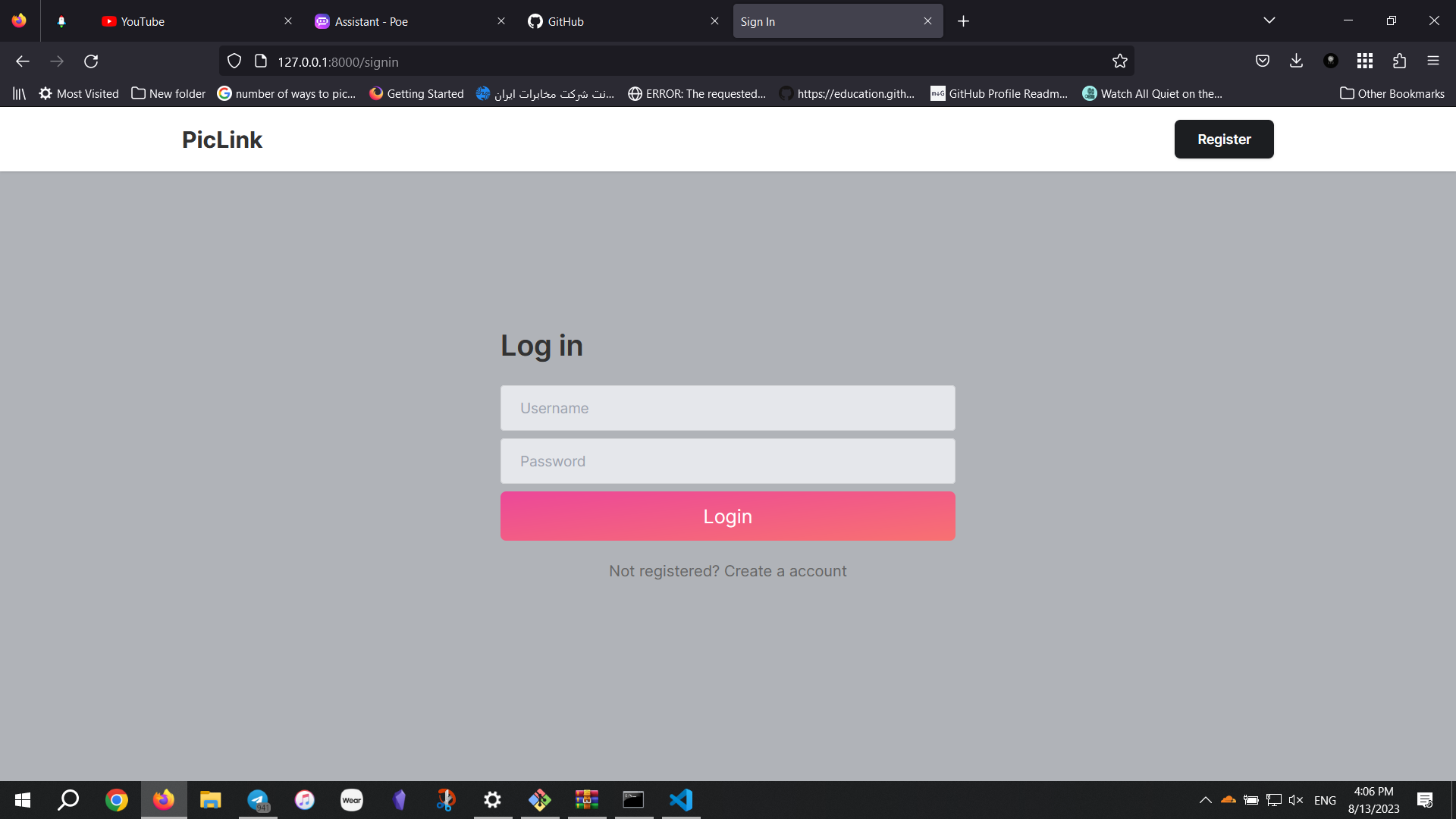 GitHub - Farid-Karimi/PicLink: A fun social app that allows you to share photos and connect with ...