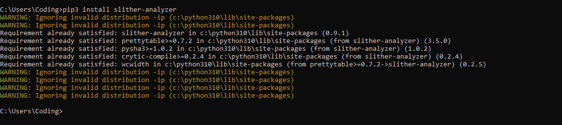 slither is not recognized as a name · Issue #1492 · crytic/slither · GitHub