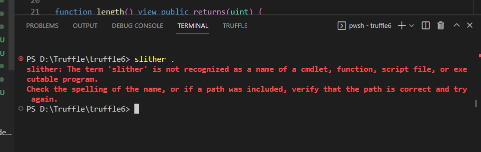 slither is not recognized as a name · Issue #1492 · crytic/slither · GitHub