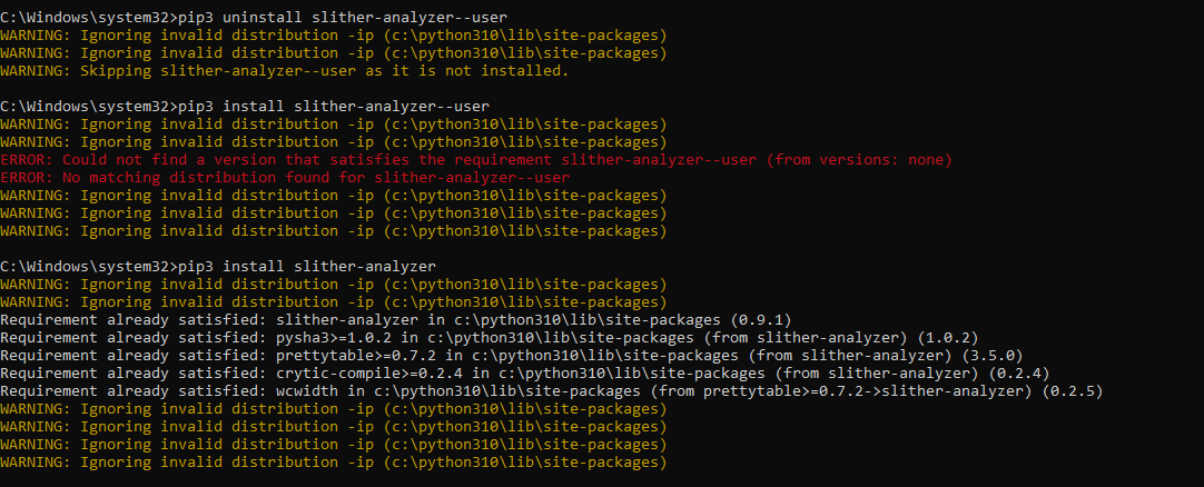 slither is not recognized as a name · Issue #1492 · crytic/slither · GitHub