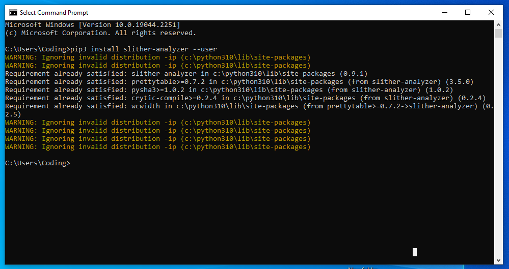slither is not recognized as a name · Issue #1492 · crytic/slither · GitHub