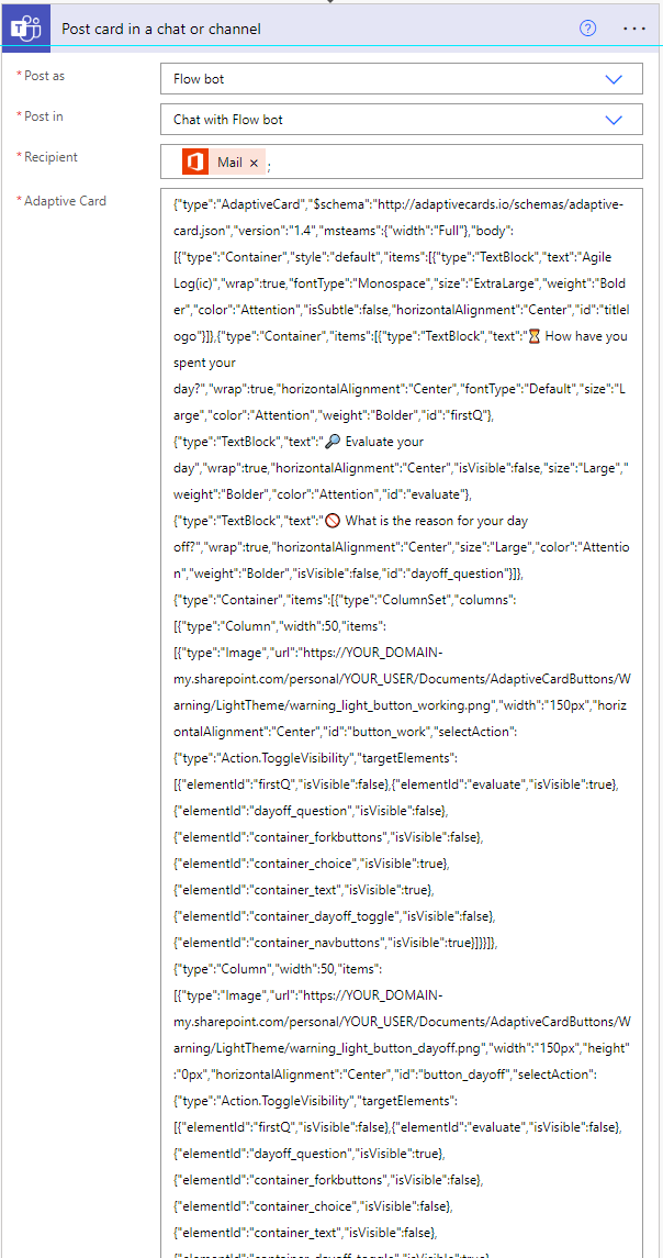 GitHub - SocksThatRock/Agile-Logic: A Power Automate flow that helps you remember to keep a ...