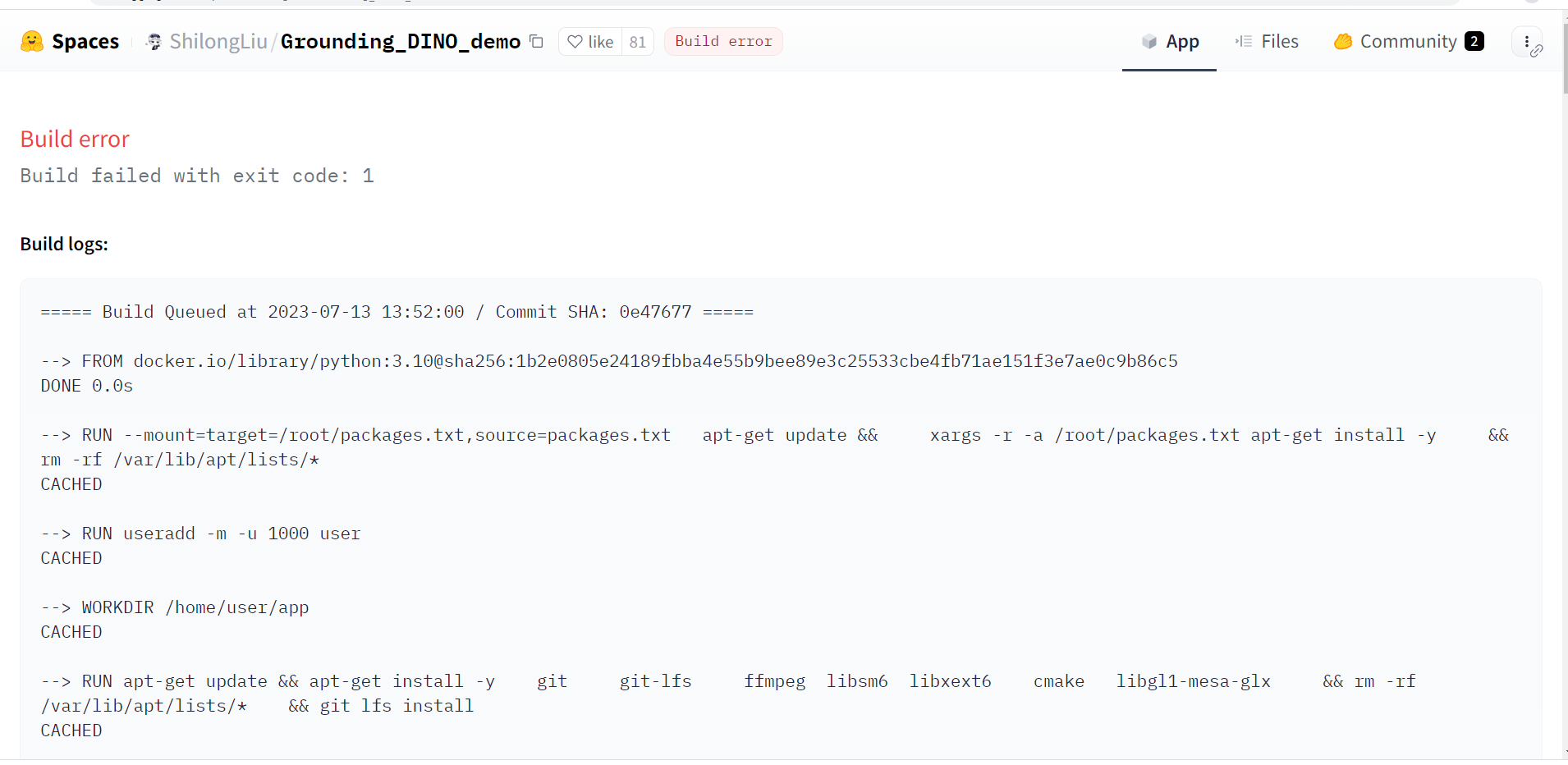 I Encountered Some Issues With The Huggingface Demo · Issue 338 · Idea Researchgrounded