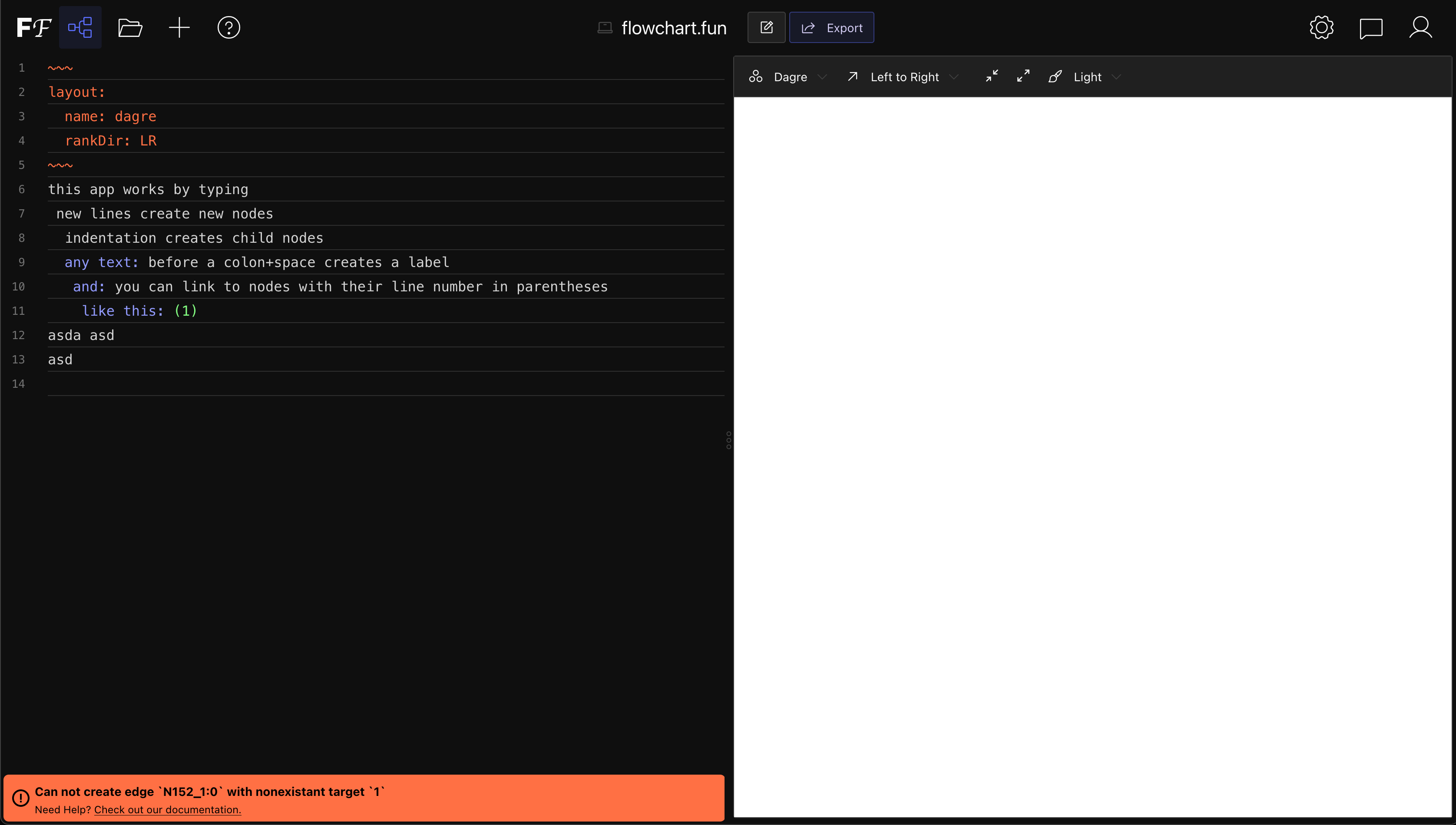 Working around cytoscape error messaging · Issue #251 · tone-row/flowchart-fun · GitHub