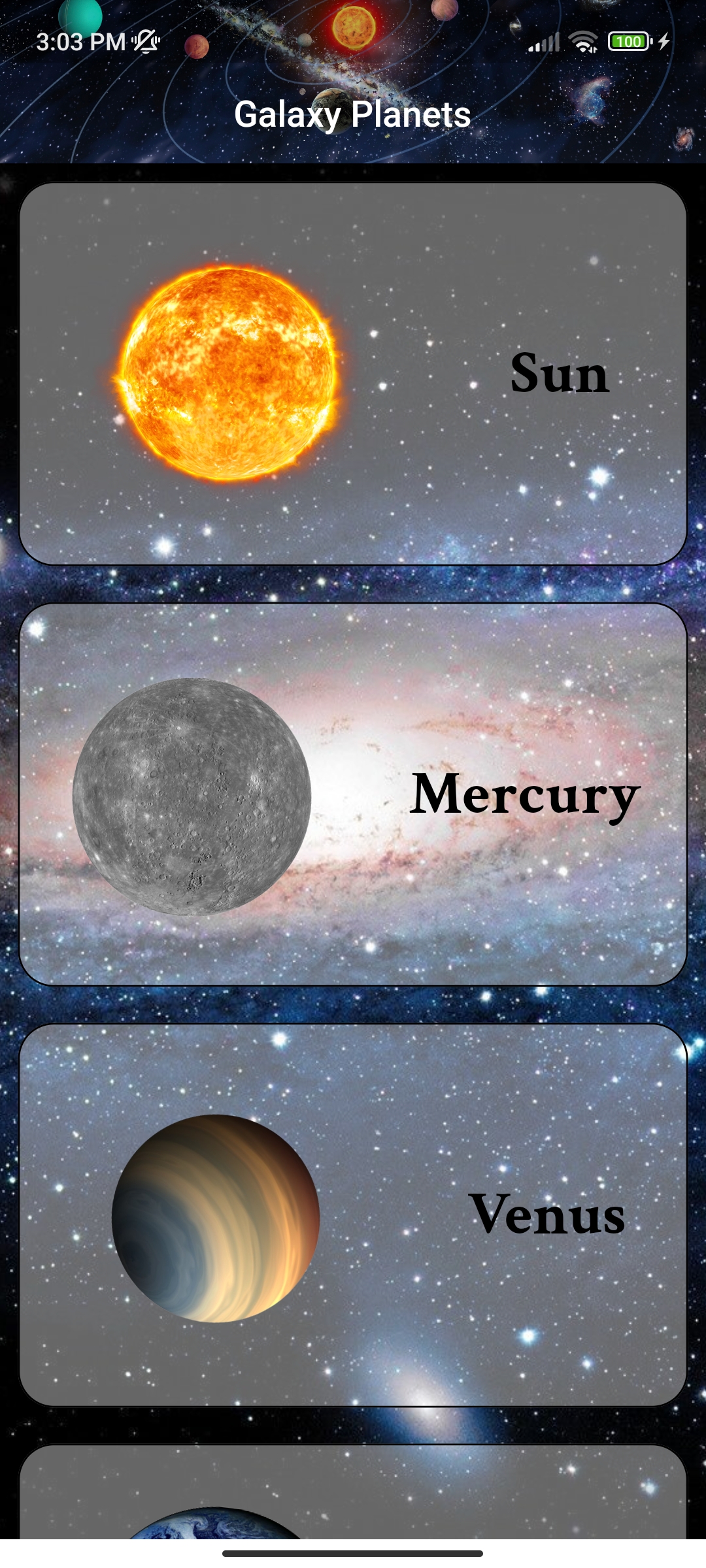 GitHub - ManPanchani/Galaxy-Planets-App