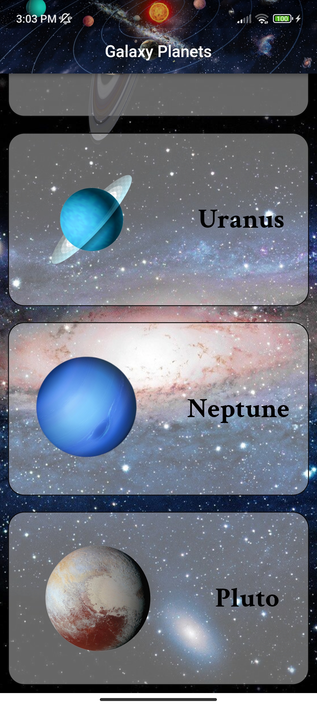 GitHub - ManPanchani/Galaxy-Planets-App