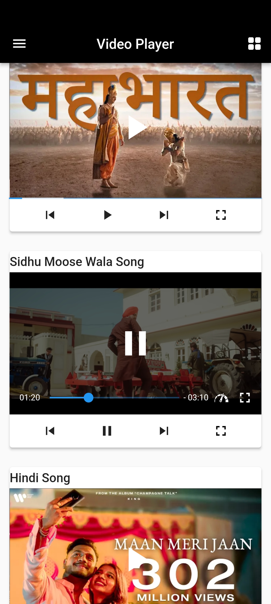 GitHub - ManPanchani/Video-Player