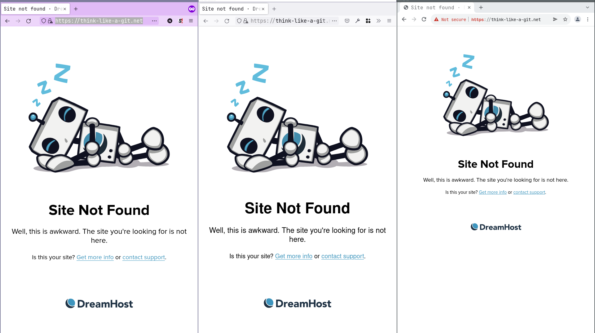 Bug - : Intermediate Git: Think like a git website mentioned in the lesson is down · Issue ...