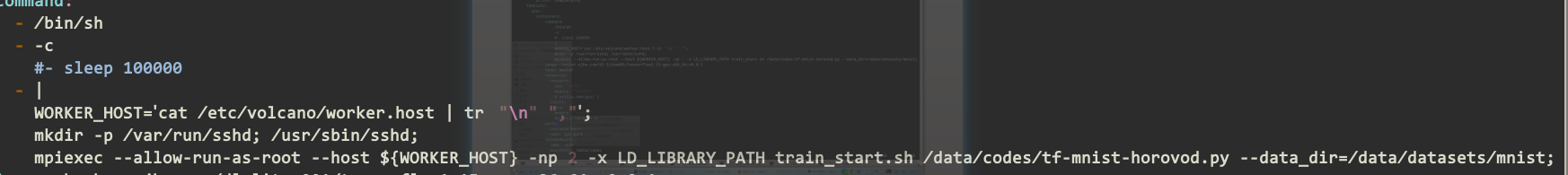 gpu distribute training not work with horovod · Issue #1136 · volcano-sh/volcano · GitHub