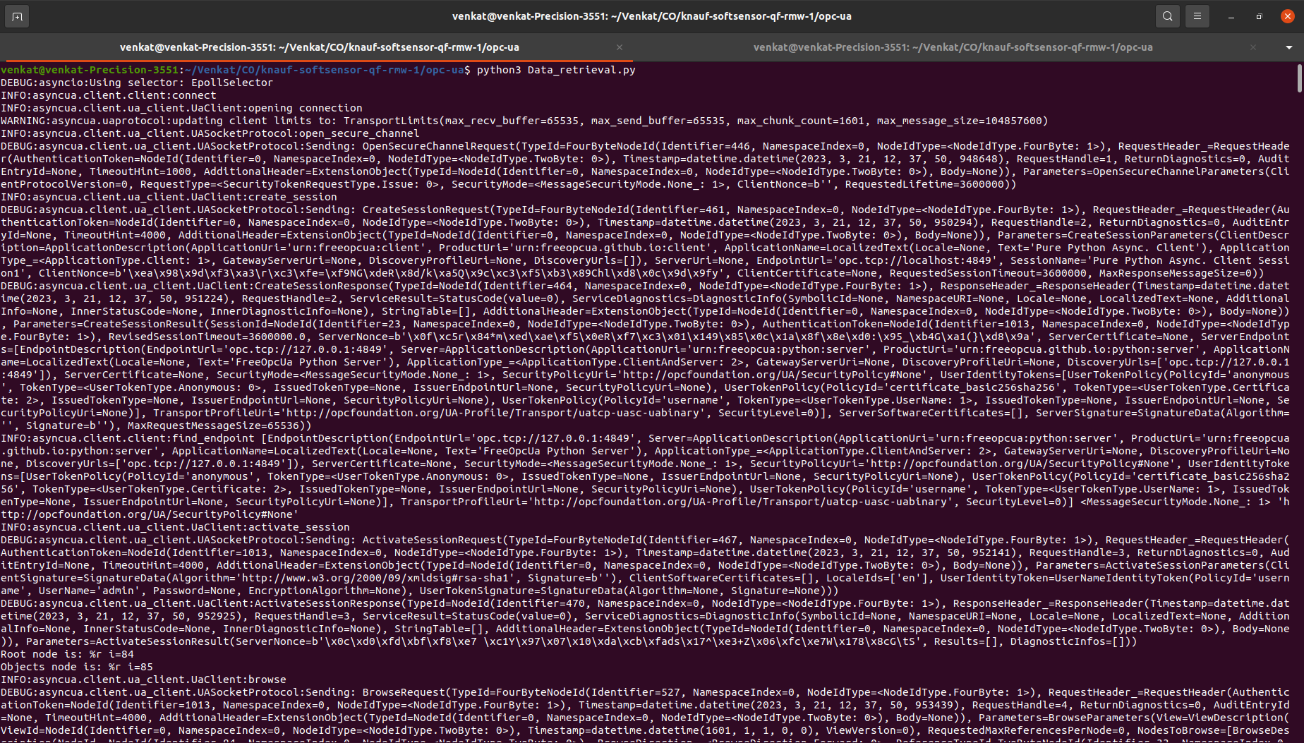 Client Is Dying After Receiving Little Data · Issue 1252 · Freeopcua Opcua Asyncio · Github