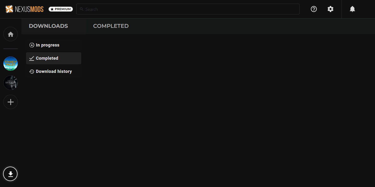Update default state toolbar on the "Downloads" pages · Issue #612 · Nexus-Mods/NexusMods.App ...