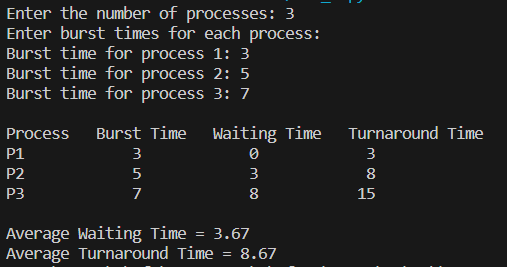 Github Sanjay Sgex05 Implementation Of Cpu Scheduling Algorithms