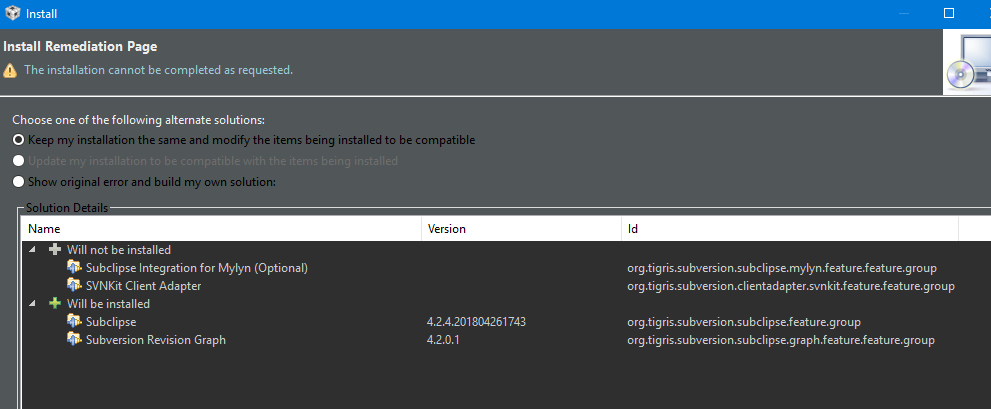 broken link to release 4.3.x in Eclipse Marketplace · Issue #99 · subclipse/subclipse · GitHub