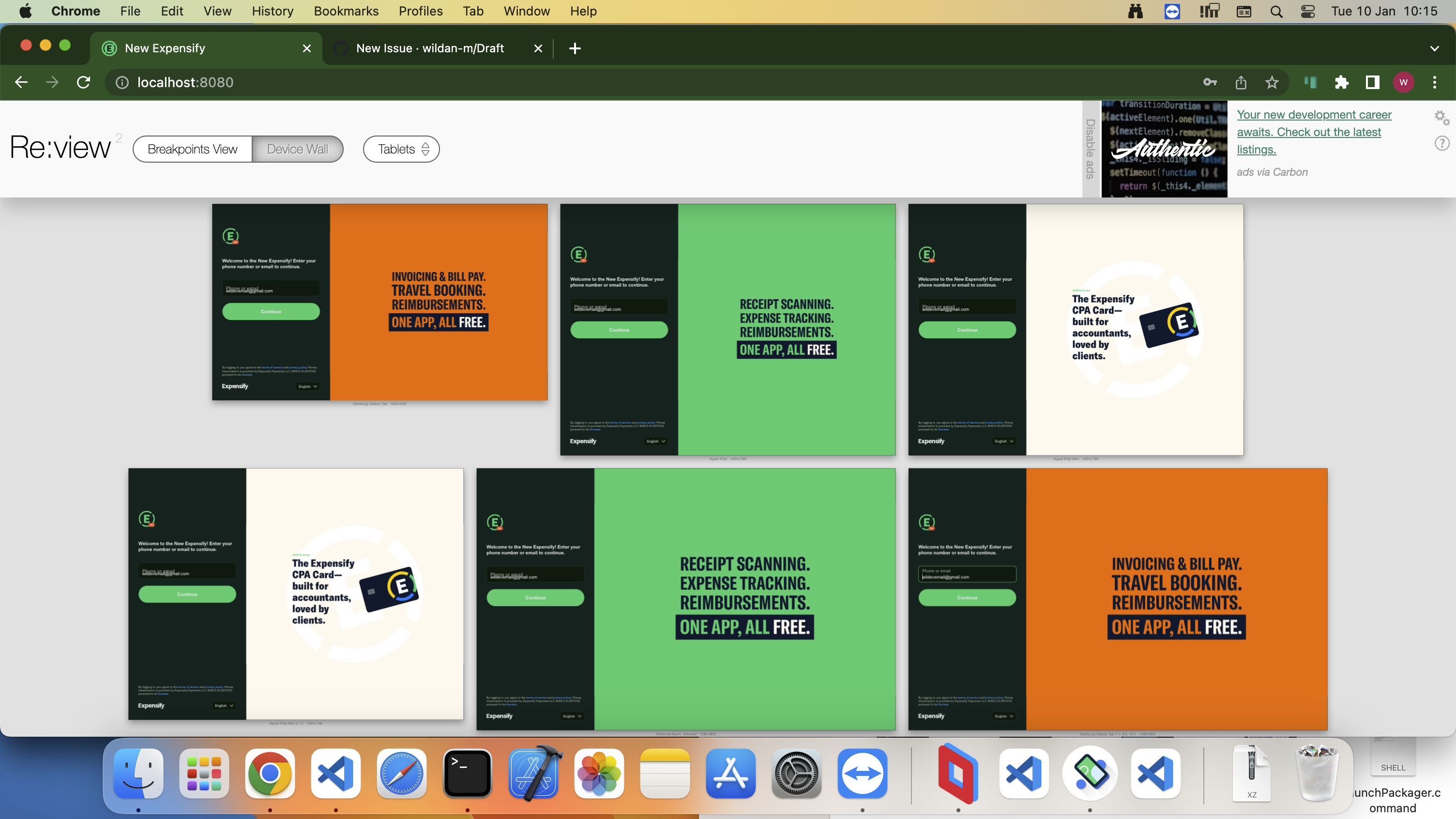 [$2000] Login page content jumps when the connection status is changed · Issue #13876 ...