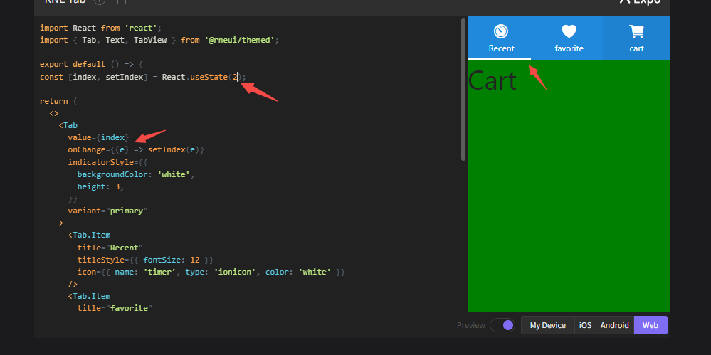 i set tab index， but indicator dont scroll to setting index · Issue ...