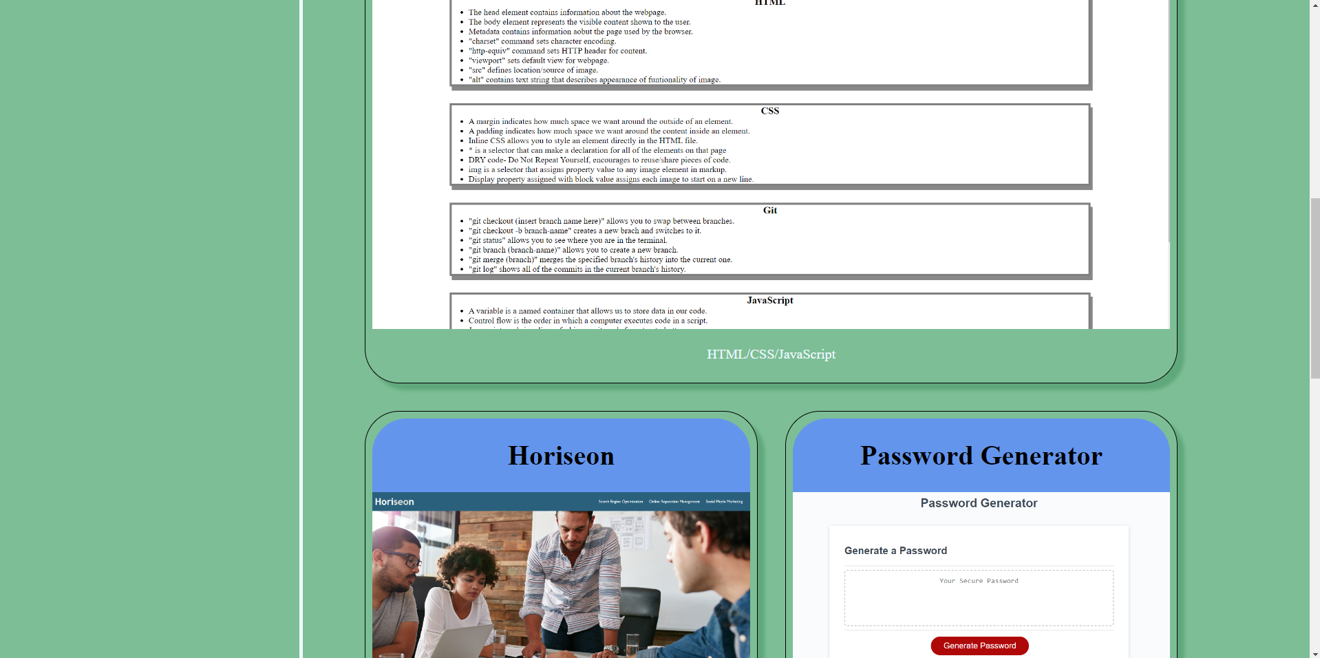 GitHub - umhello2020/Portfolio: This project was made to showcase the ...