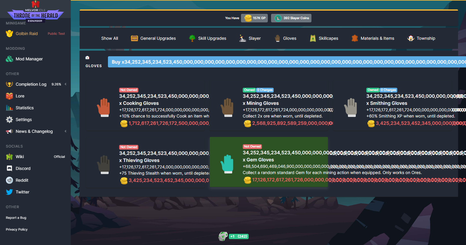 Bug Shop Buy Quantity Has No Limit And Can Become Stuck At Very