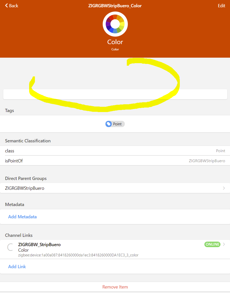 [Main UI - Color Widgets] Widgets for Extended Color Lights are not ...