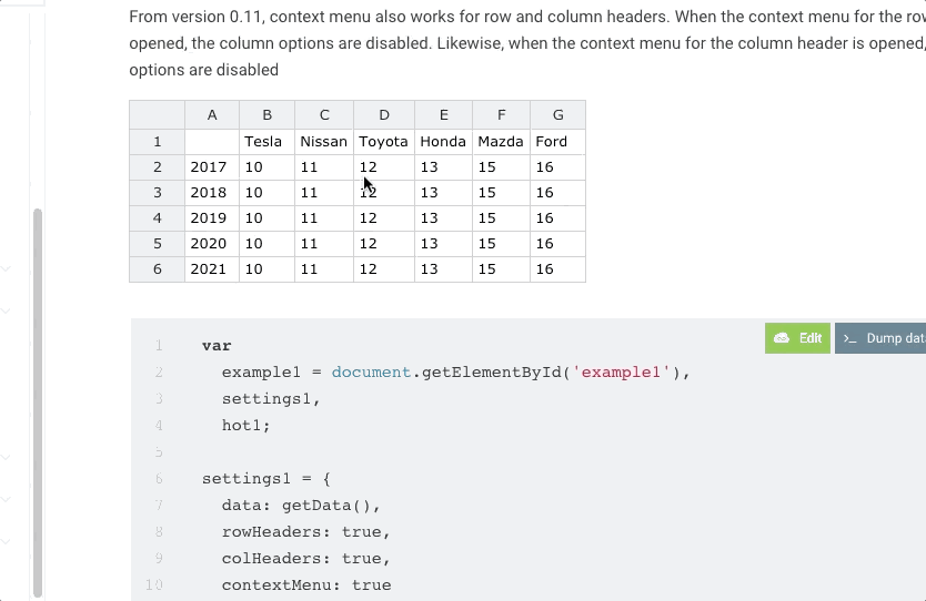 Context menu plugin optimisation of behavior · Issue #3446 · handsontable/handsontable · GitHub