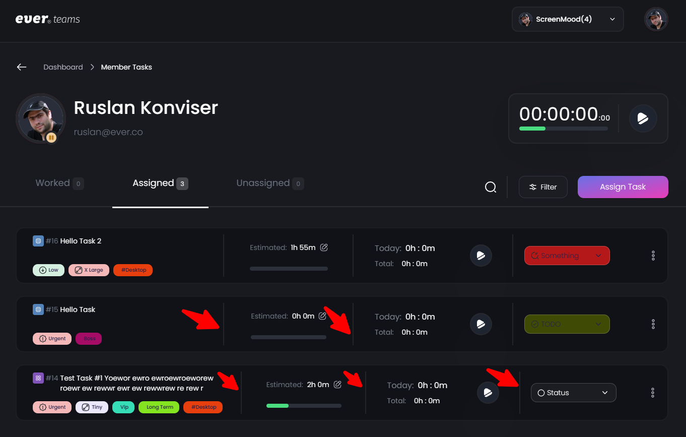 Bug: widths of blocks in the cards are not equal for each card · Issue #1235 · ever-co/ever ...