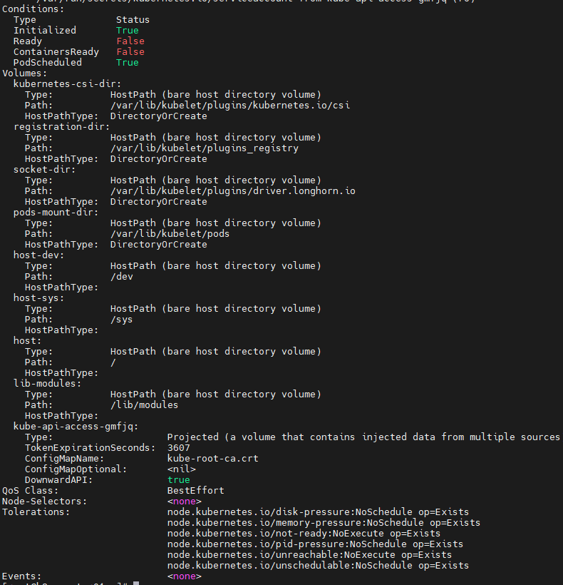 longhorn-csi and instance-manager There is one more pod than the first, and it always displays 0 ...