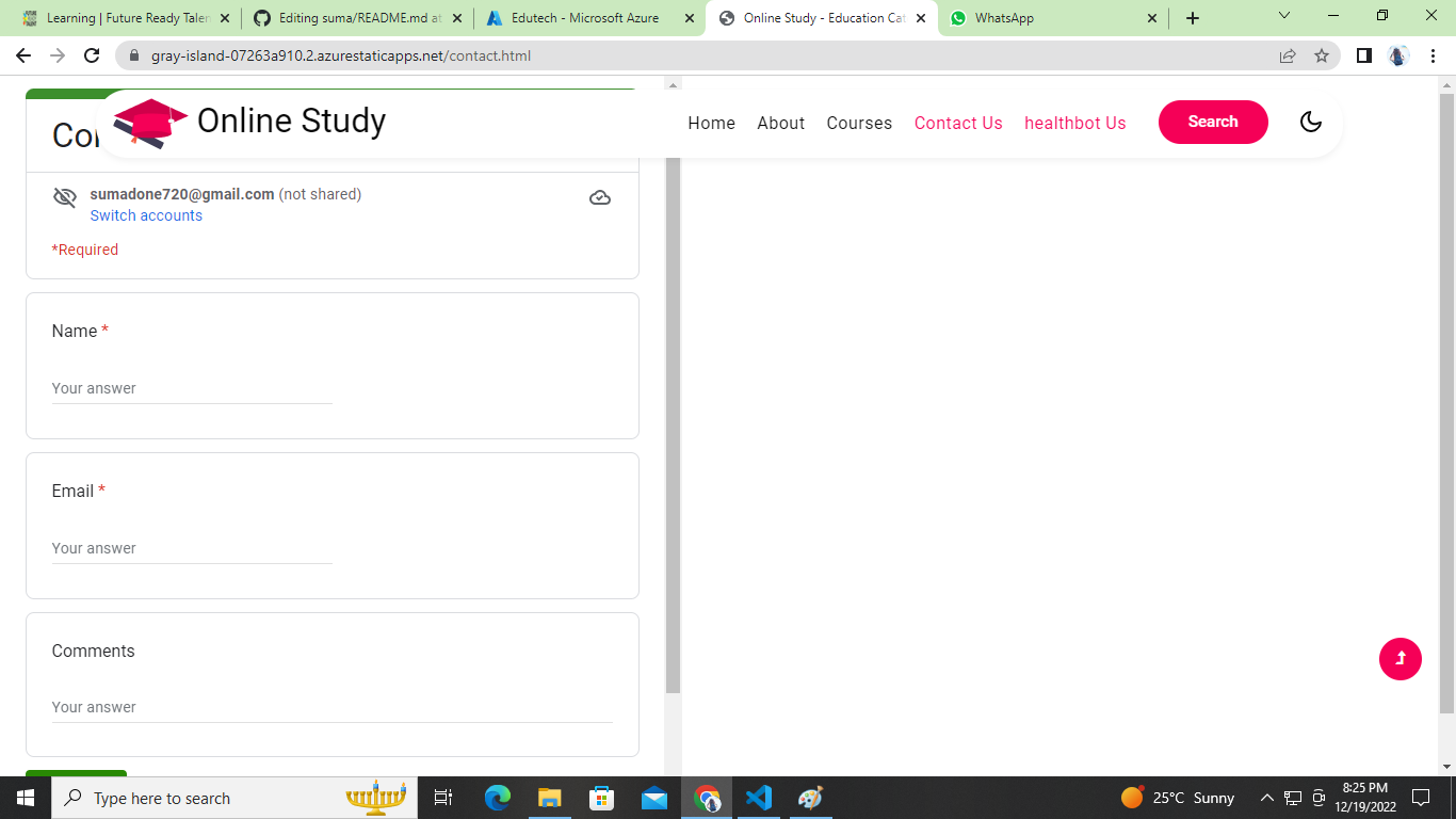 GitHub - DoneSumathi/FRT-project-