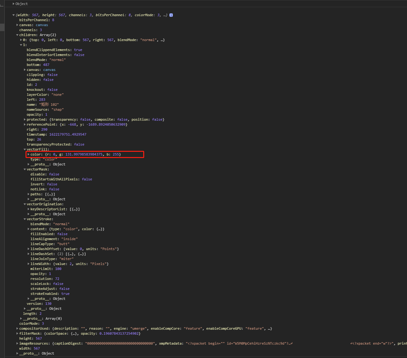 bug: Incorrect rectangle vector fill color · Issue #68 · Agamnentzar/ag-psd · GitHub