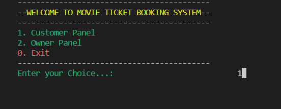 GitHub - athirashaji29/Java-Project: Movie Ticket Booking System
