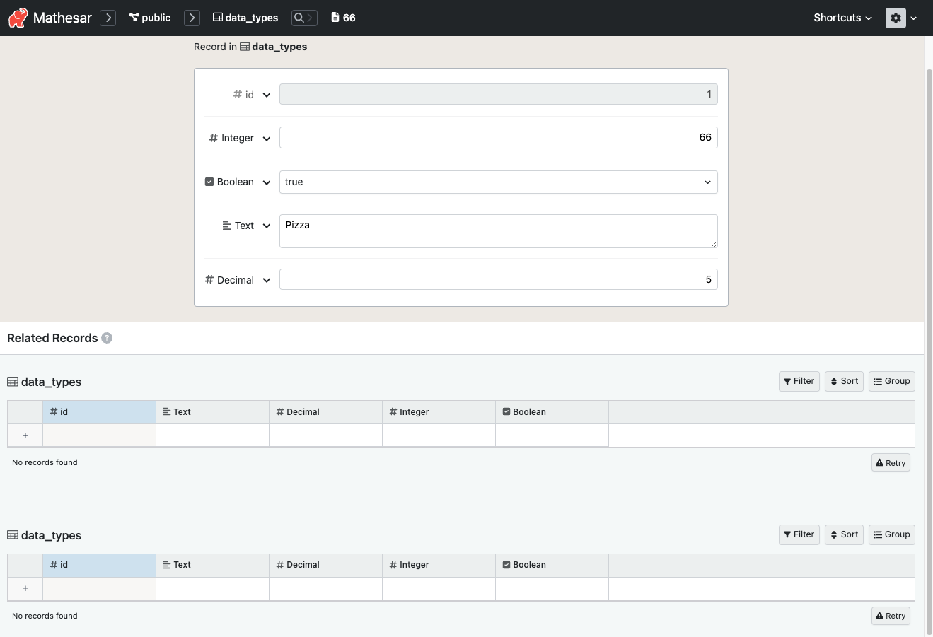 Critical regression: Record page widgets break entirely · Issue #2717 · mathesar-foundation ...