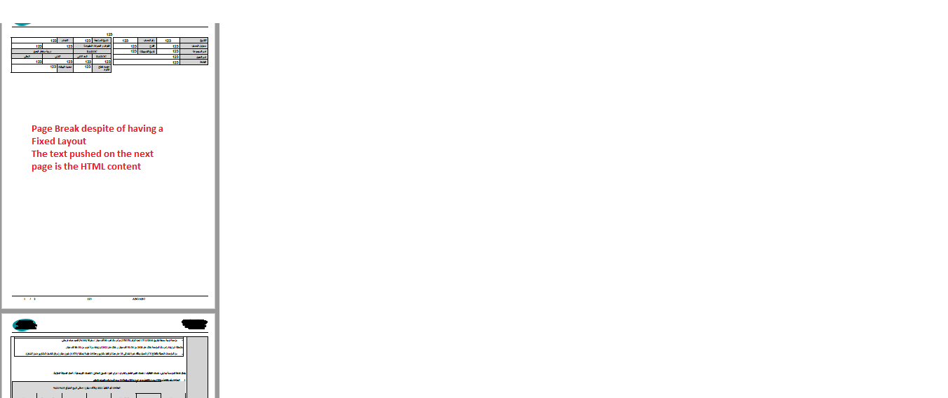 HTML content not uniform between PDF & DOCX + Unwanted page breaks in PDF · eclipse-birt birt ...